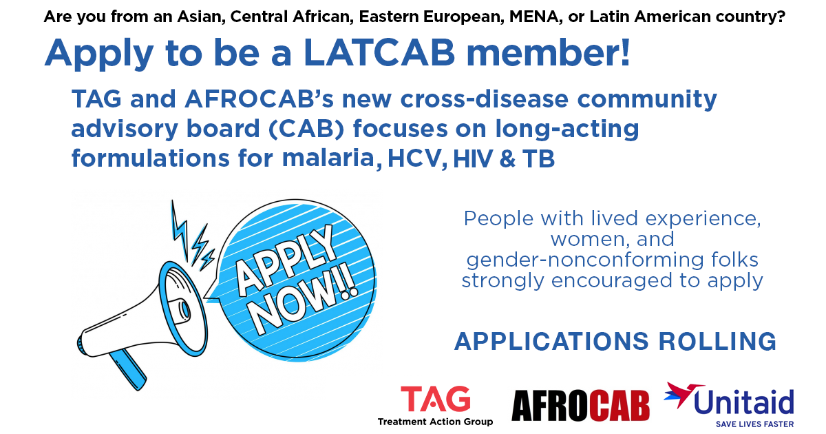 Call for New Global Long-Acting Technologies CAB Members from Asian ...